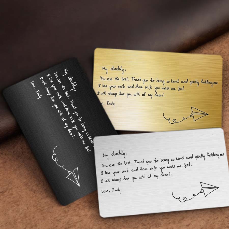 Dad Custom Wallet Card | Custom 1St Father’S Day Gift | Personalized ...