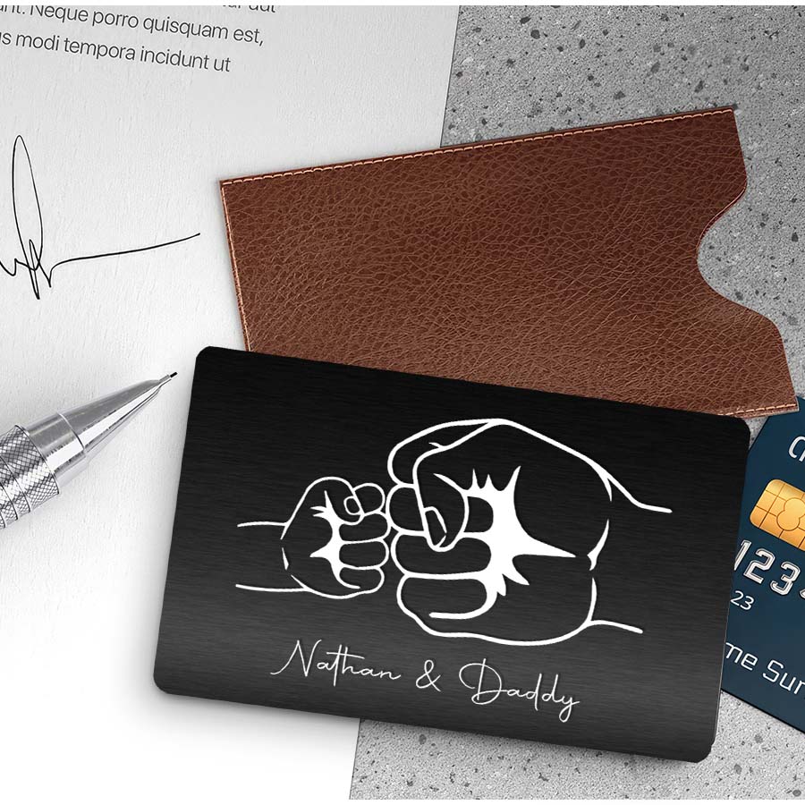 Dad Wallet Card | Personalized First Fathers Day Gifts | Fathers Day ...