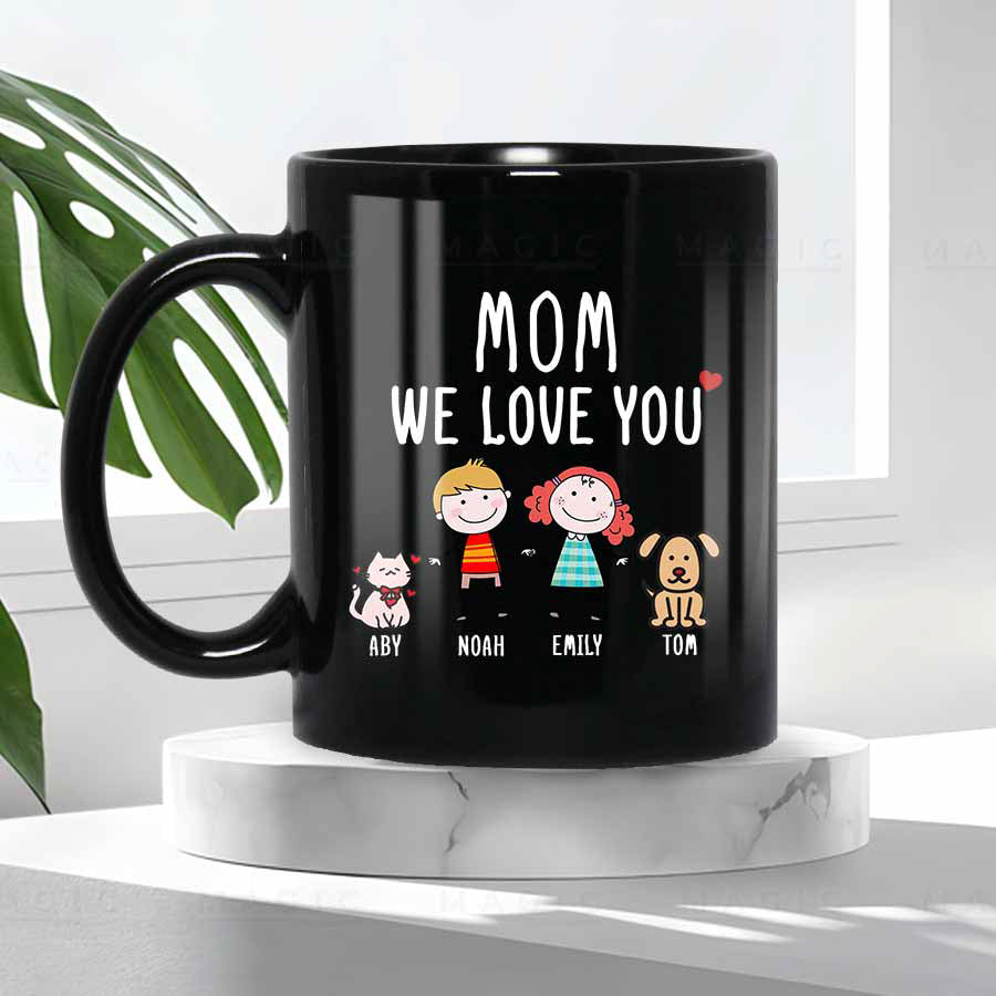 Mom Coffee Mugs | Mothers Day Gift for Mom From Daughter Son Kids - Memory-Gift™