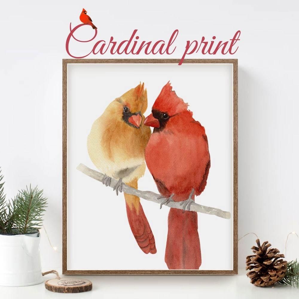 Top 15 Best Cardinal Print on Amazon, Etsy, Memory-gift for You ...