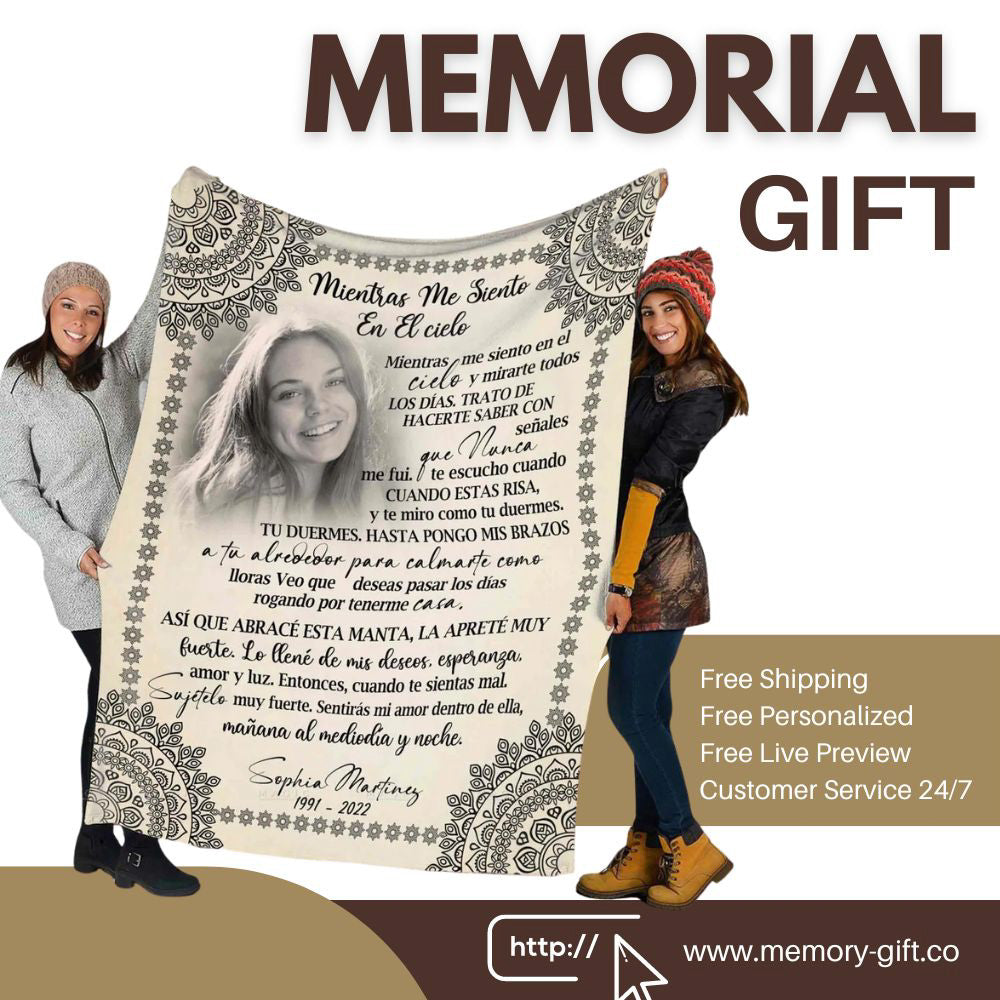 As I Sit in Heaven Poem in Spanish Memorial Gifts Ideas - 04/2026 ...