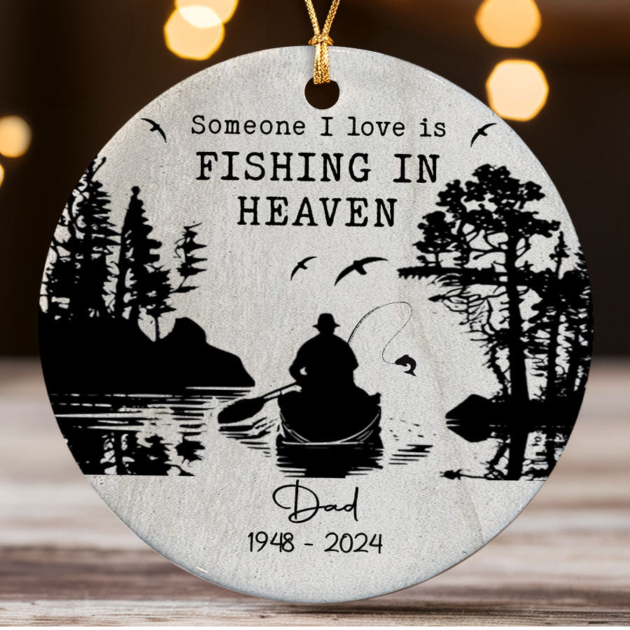 Fishing in heaven ornament - 04/2026 - Memory-Gift™