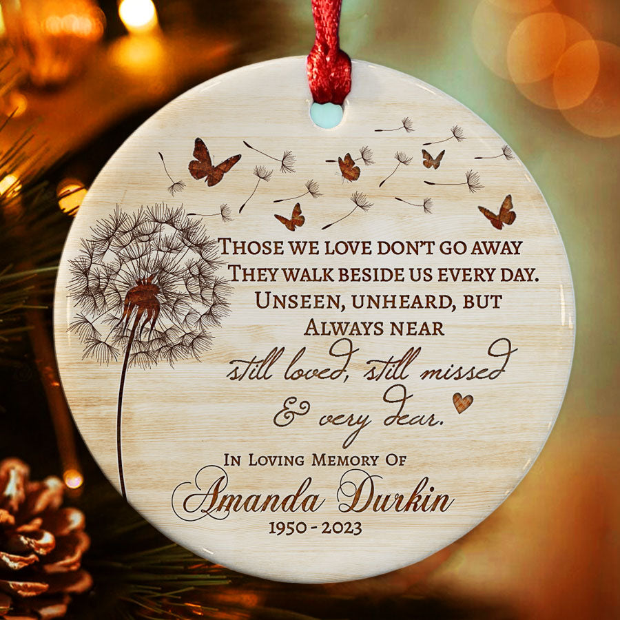 In Memory Ornament | Ornaments For Deceased Loved Ones | Those We Love ...