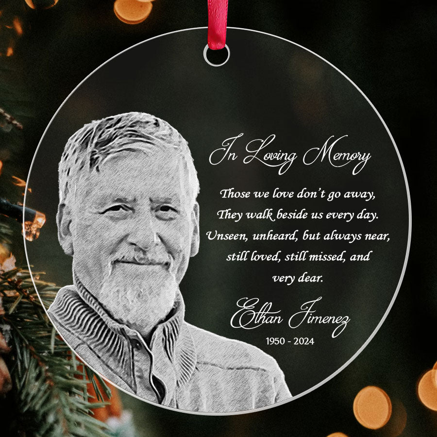 Personalized Memorial Christmas Ornaments | Memorial Christmas ...