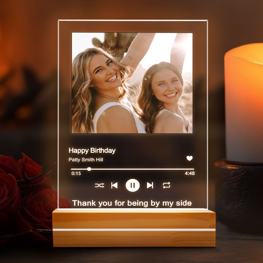 Personalized Best Friend Gifts | Custom Song Lyric Acrylic Plaque ...