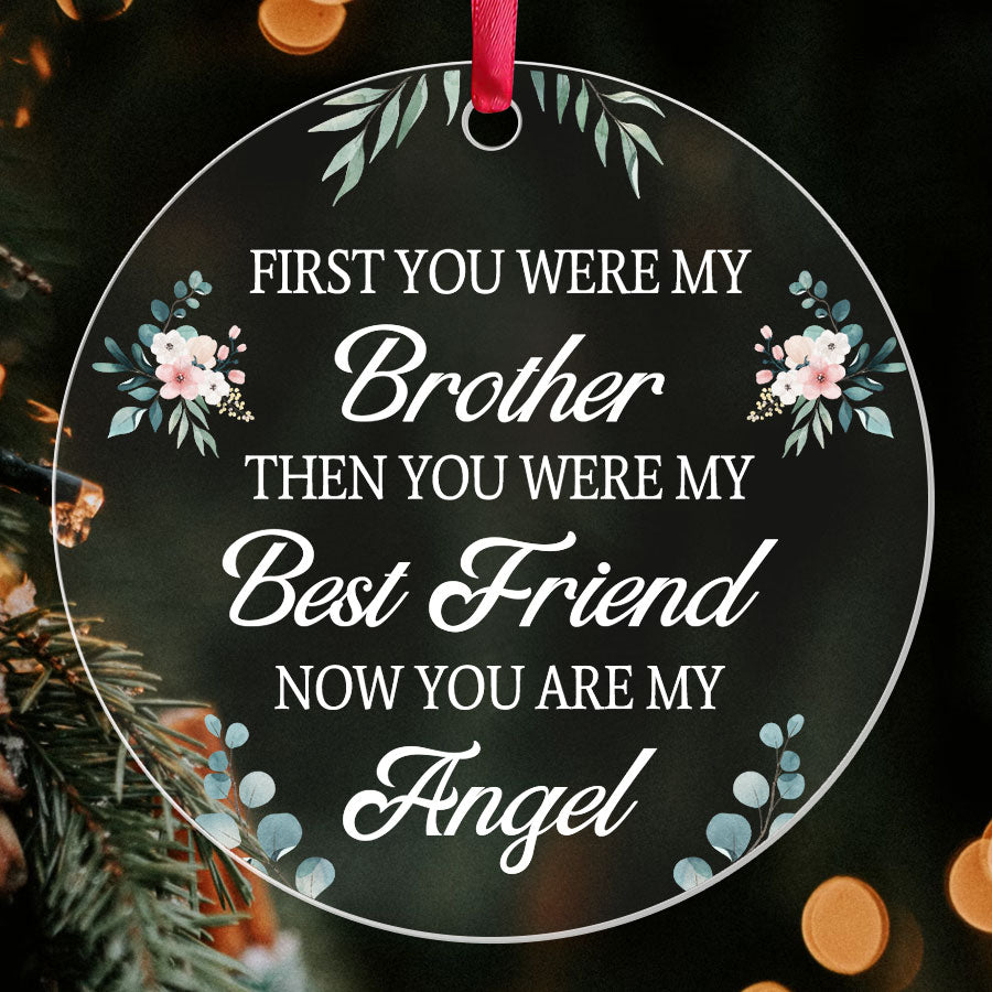 Brother Memorial Ornaments | Ornaments To Remember Loved One | First ...