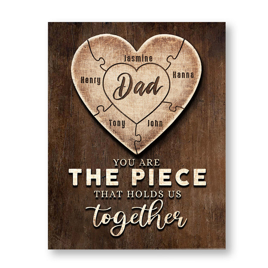 Custom Father’S Day Gifts | Customized Fathers Day Canvas | Dad You Are ...