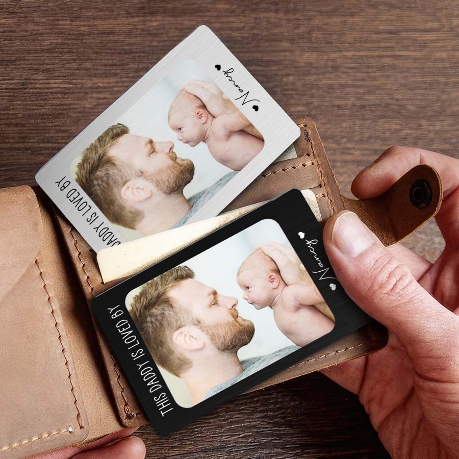 Daddy Wallet Card | 1St Time Fathers Day Gift | Personalized Gifts For ...