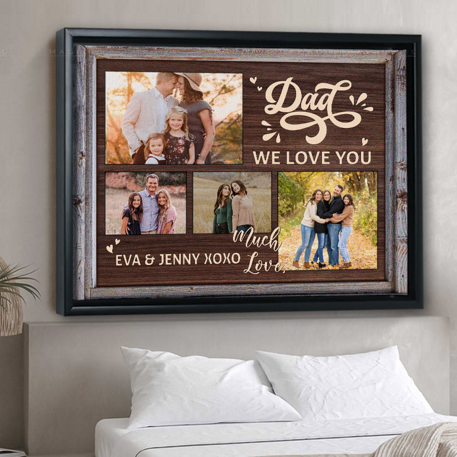 Fathers Day Canvas | Personalized Father’S Day Canvas | Custom Canvas ...