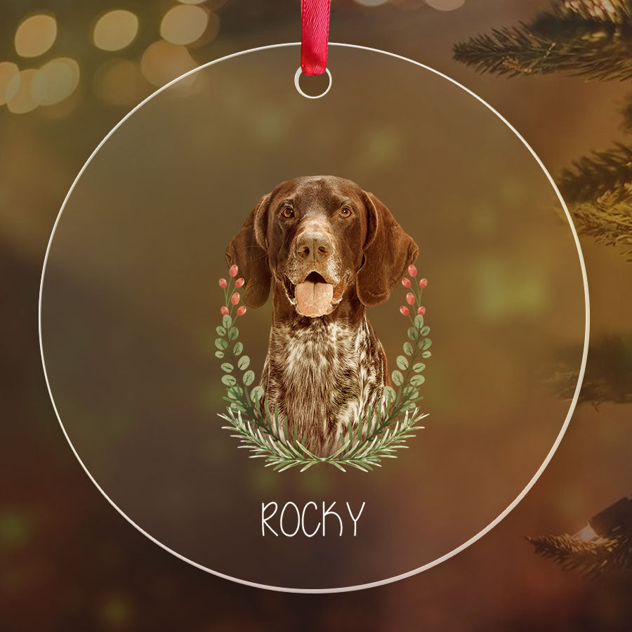 German Shorthaired Pointer Ornament | Custom Dog Ornaments | Pet ...