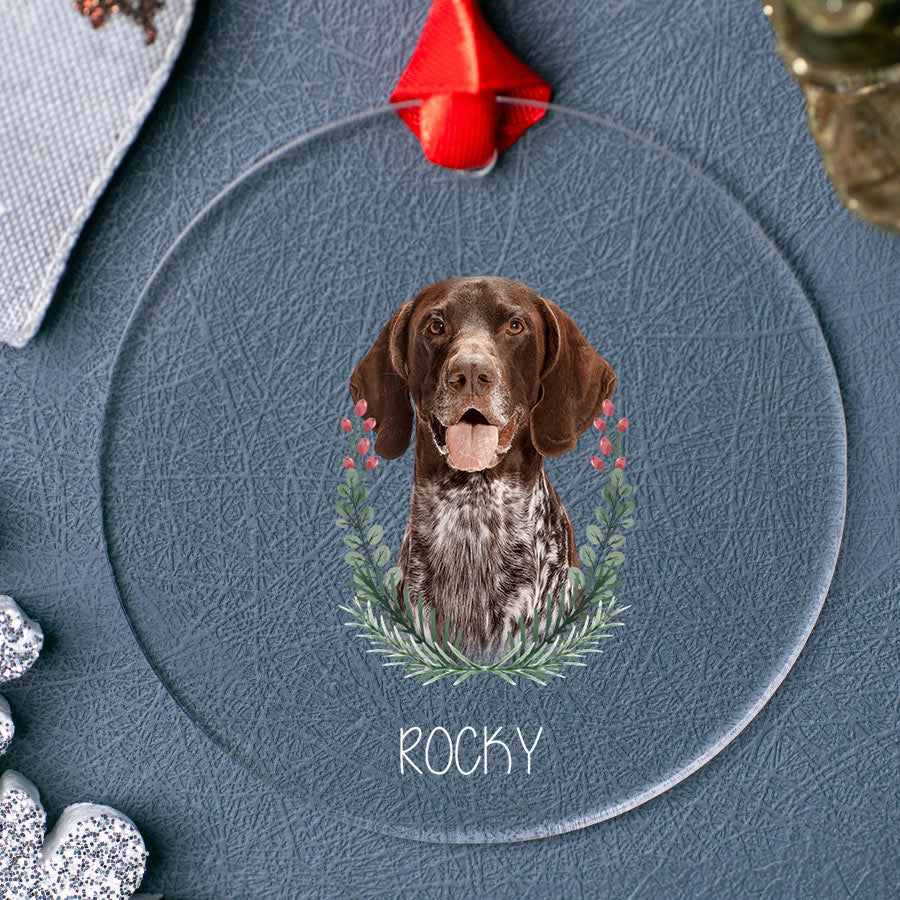 German Shorthaired Pointer Ornament | Custom Dog Ornaments | Pet ...