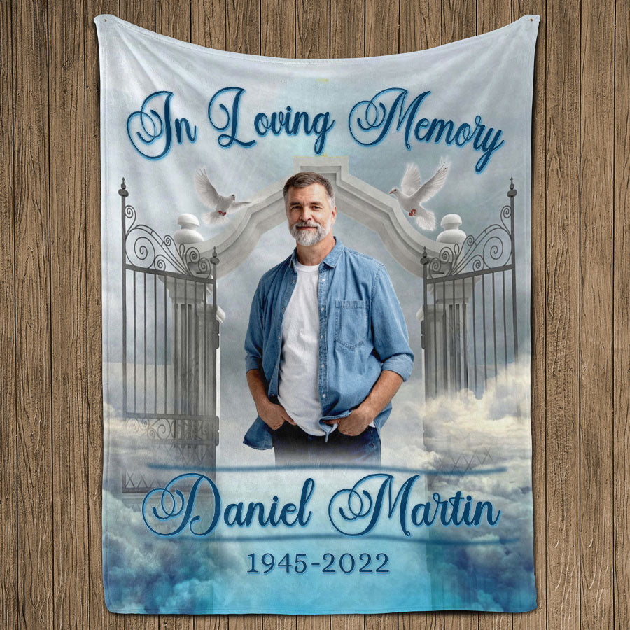 In Loving Memory Blankets | Memory Blankets With Photos | Gates Of ...