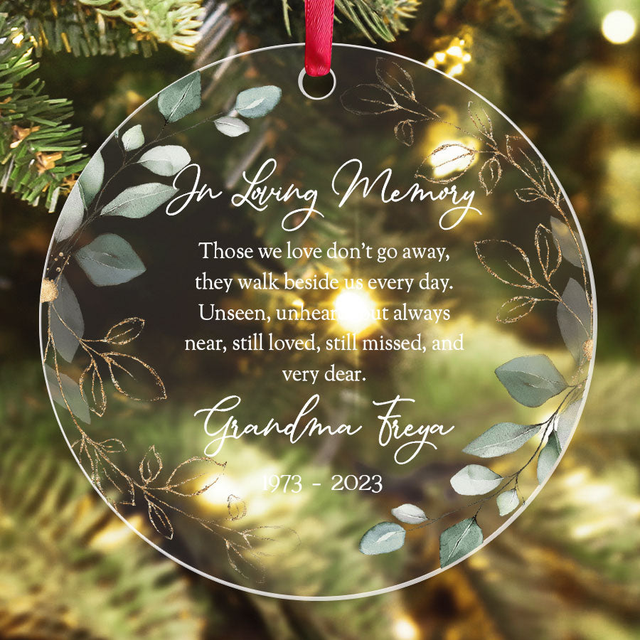 In Loving Memory Ornament | Ornament For Lost Loved One | Those We Love ...