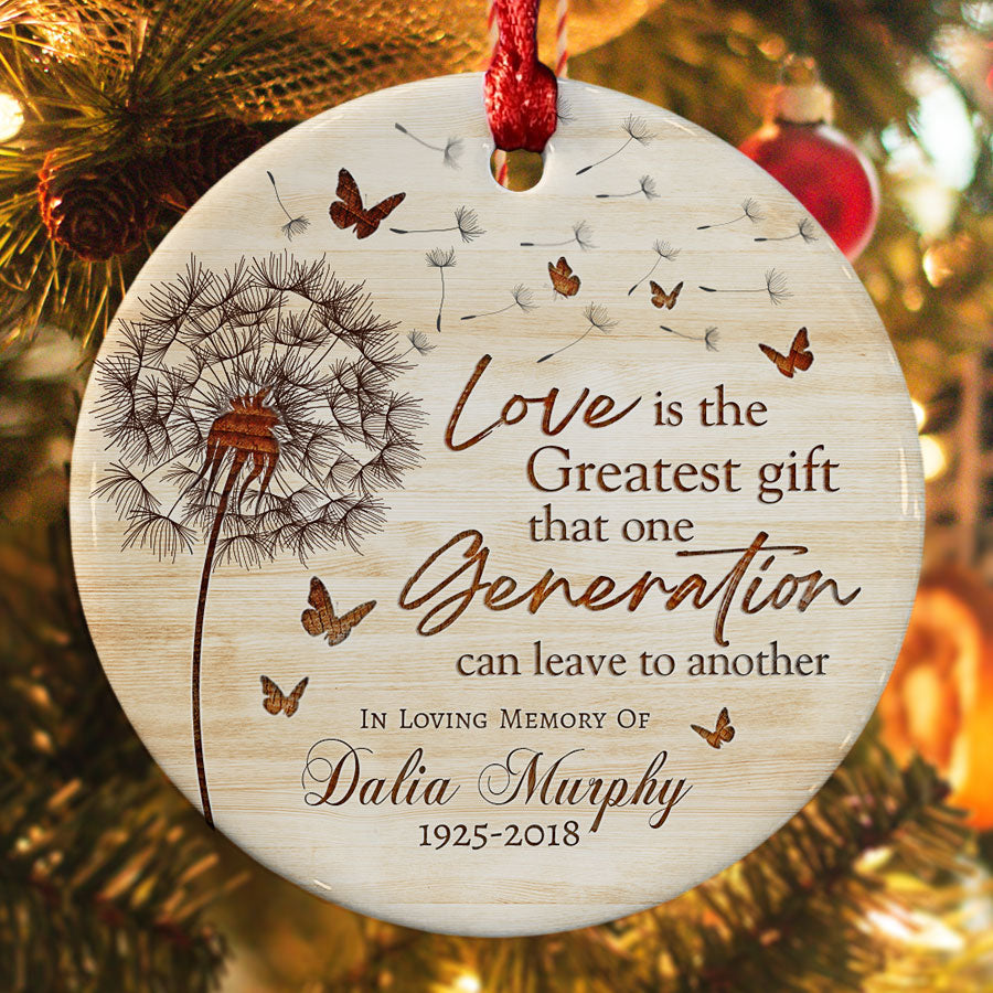 In Loving Memory Ornament | Ornaments For Lost Loved Ones | Love Is The ...