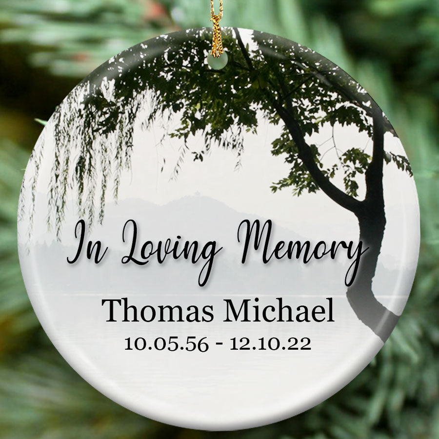 In Loving Memory Ornaments | Personalized Ornaments With Names ...