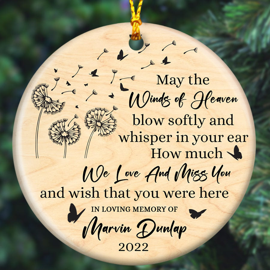In Loving Memory Ornaments | Personalized Ornaments For Lost Loved Ones ...