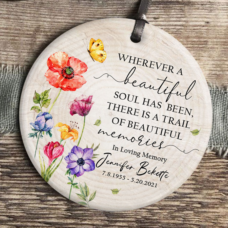 In Loving Memory Ornaments | Custom Memory Ornament | Wherever A ...