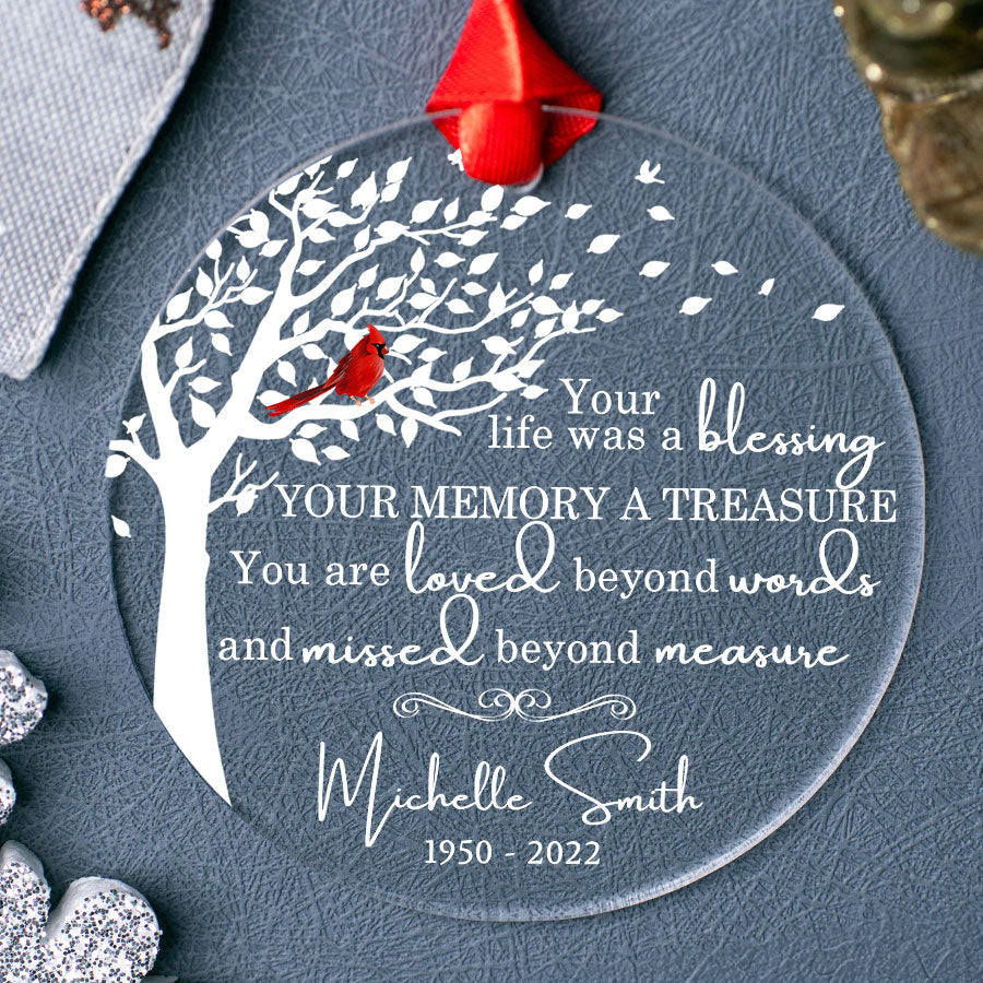 In Loving Memory Ornaments | Ornaments For Remembering A Loved One ...