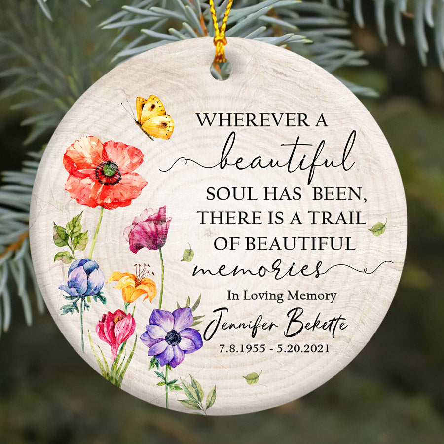In Loving Memory Ornaments | Custom Memory Ornament | Wherever A ...