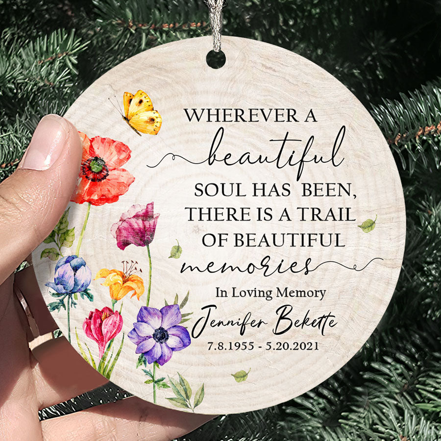 In Loving Memory Ornaments | Custom Memory Ornament | Wherever A ...