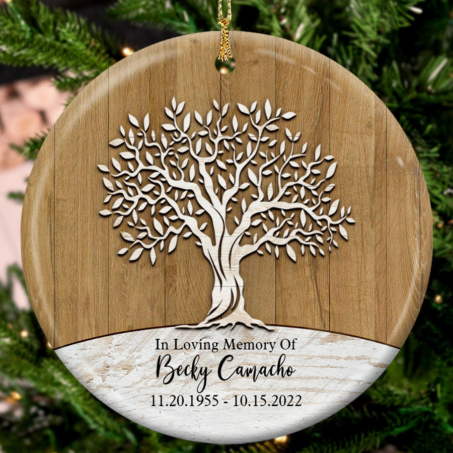 In Memory Of Ornament | Customizable Memorial Ornaments | Personalized ...
