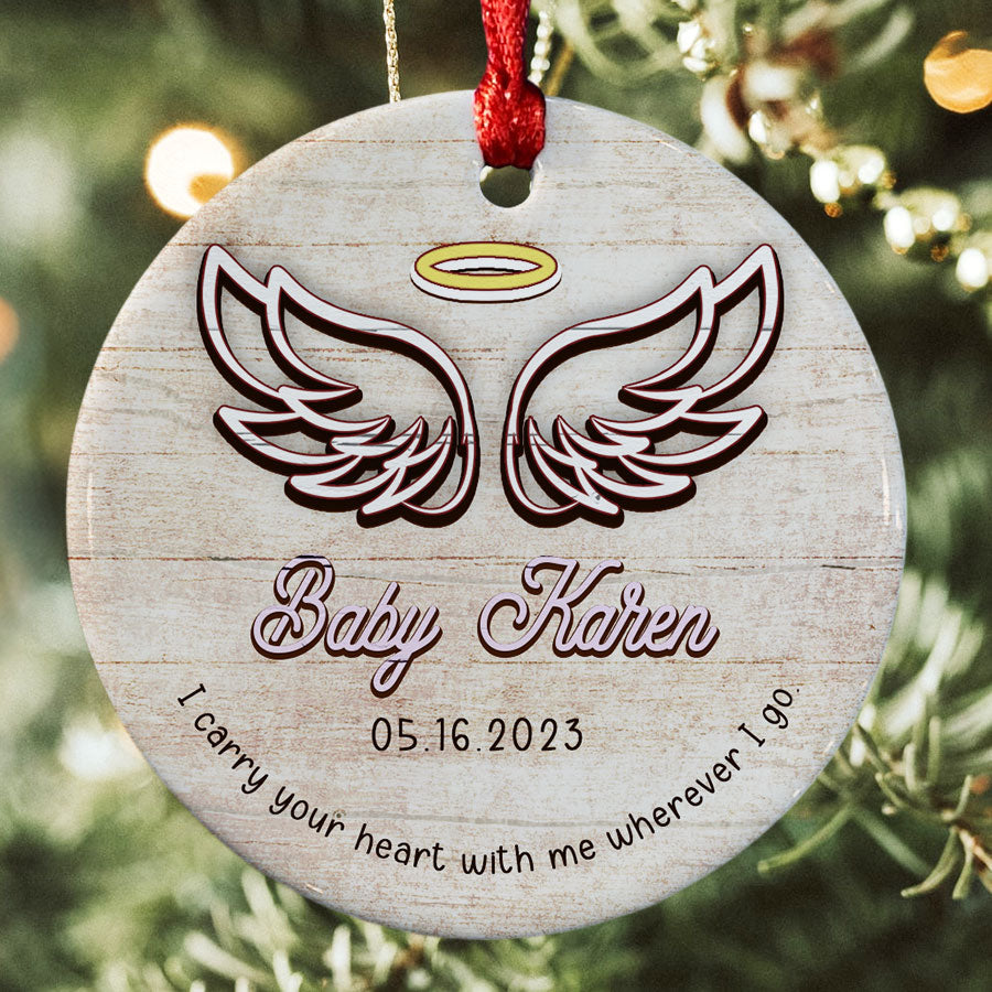 Infant Loss Ornament | Gift For Someone Who Lost A Baby | Gift For ...