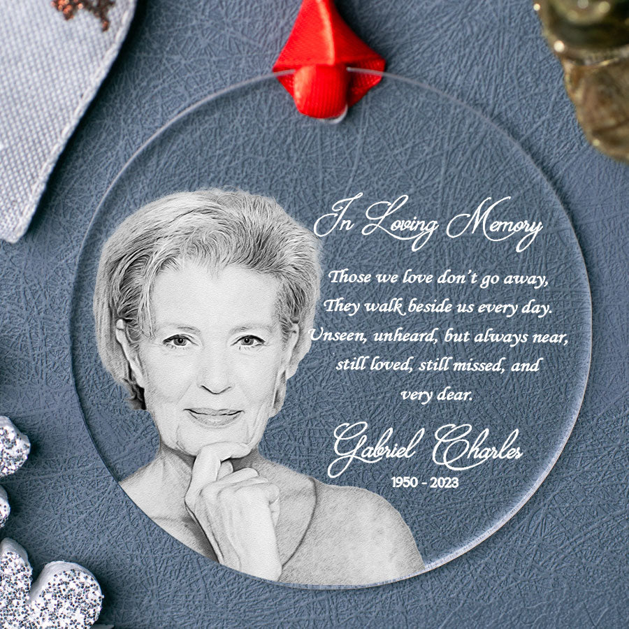 Memorial Ornament | Christmas Ornament In Remembrance | Those We Love ...