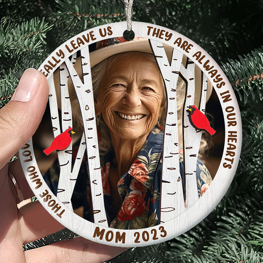 Memorial Ornaments With Picture | Memorial Ornaments For Mom ...