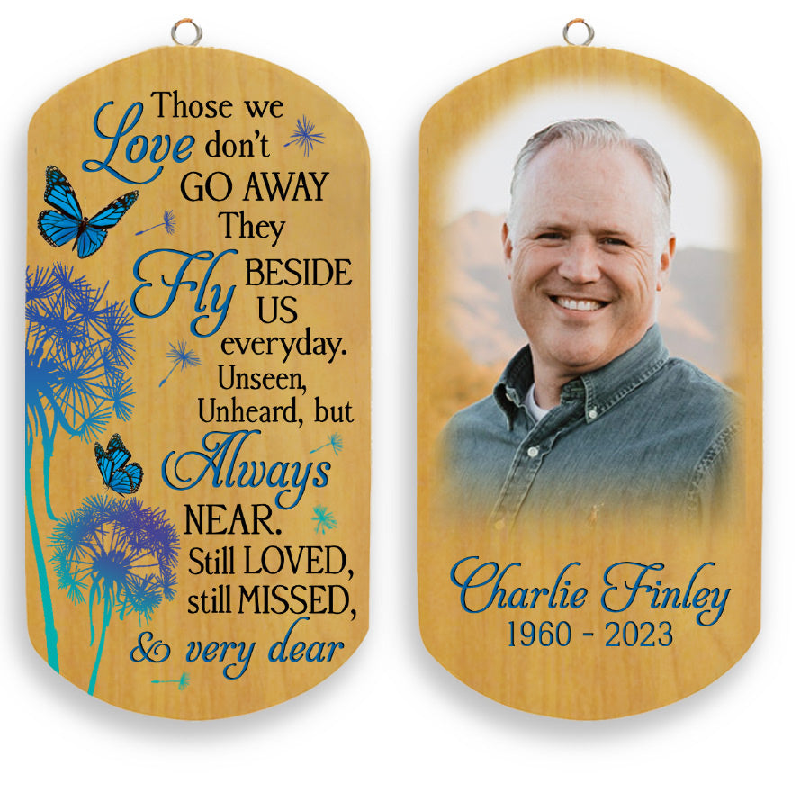 Memorial Windchimes For Loss Of Father | Wind Chimes With Butterflies ...