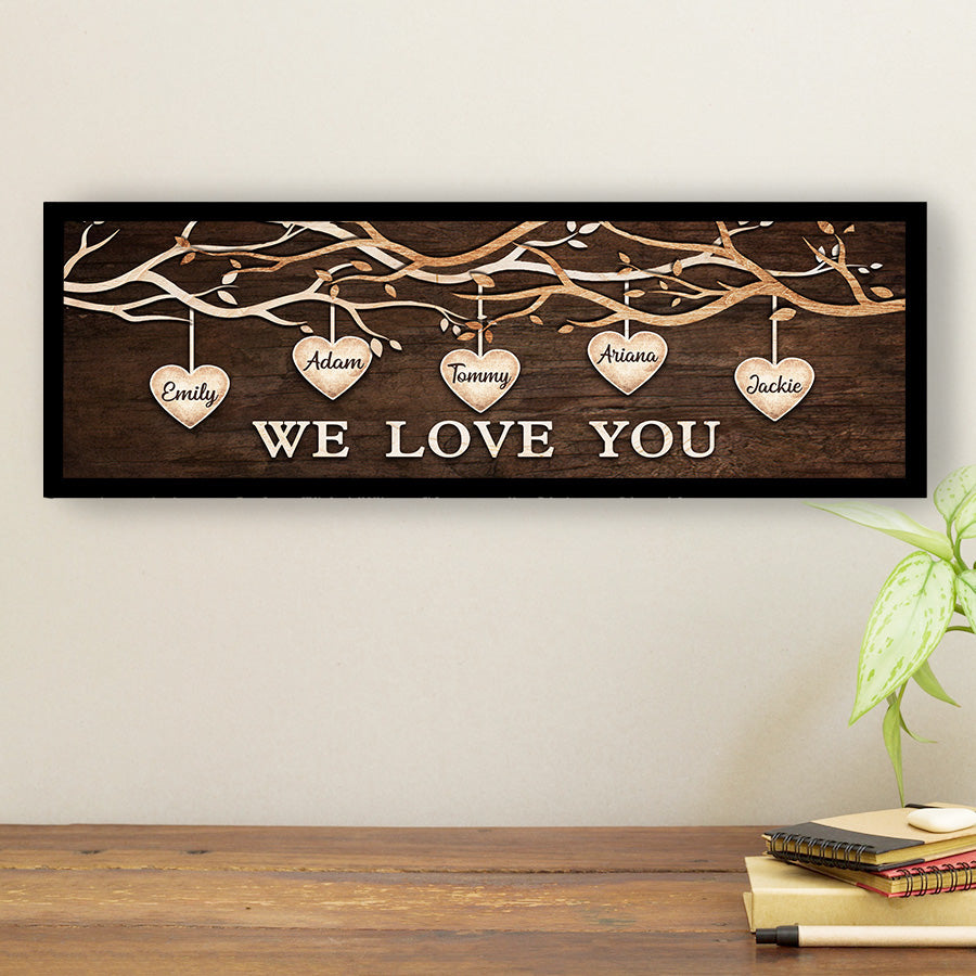 Personalized Father’S Day Canvas | Personalized Canvas With Names | We ...