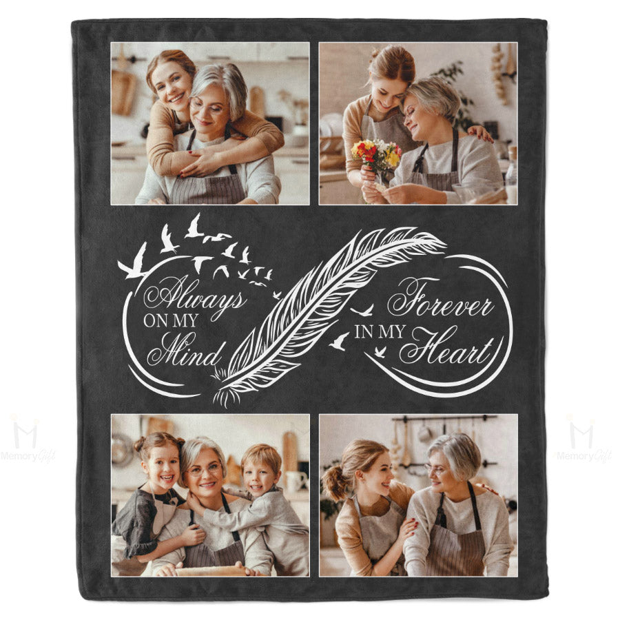 Personalized Memorial Blankets | Memory Blankets With Pictures | Always ...