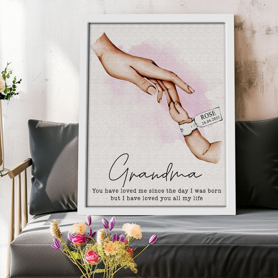 Personalized Mother’S Day Gifts Grandma | Grandma Canvas Prints ...