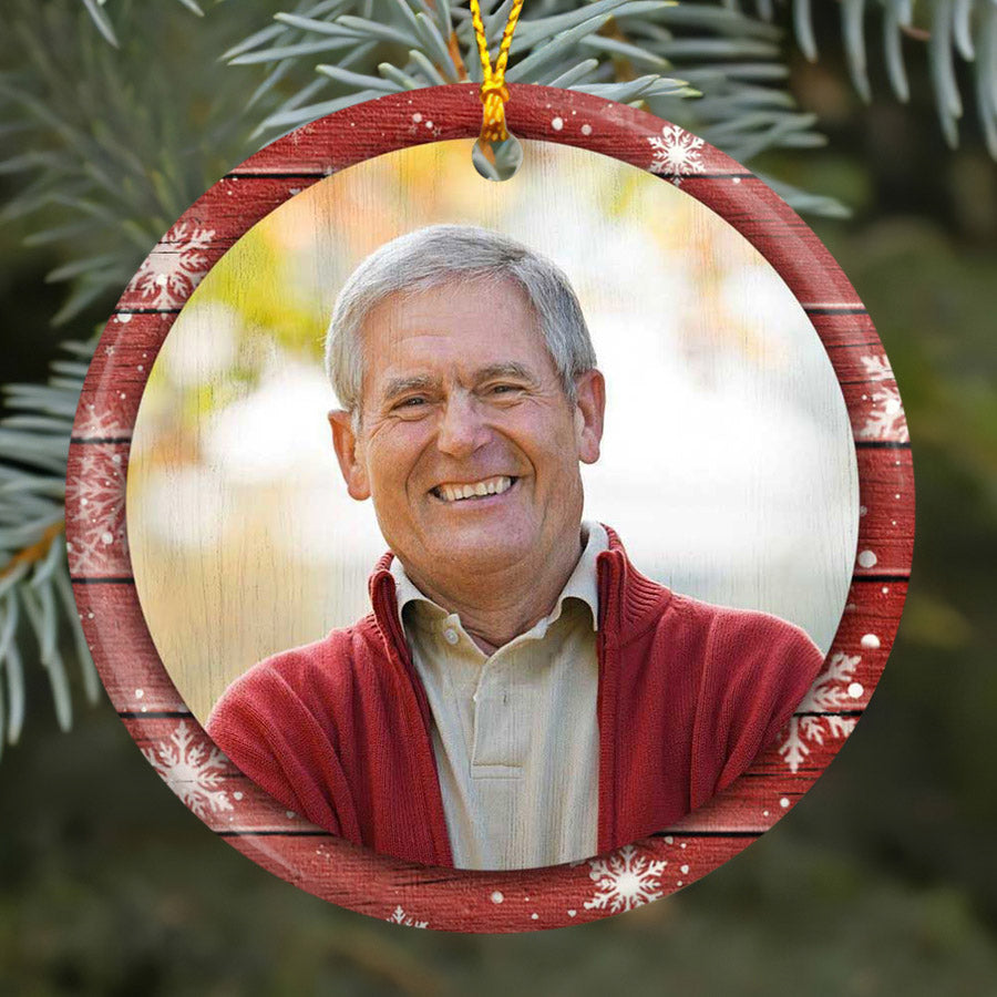 Remembrance Ornament | Memorial Photo Ornaments Personalized | Memorial ...