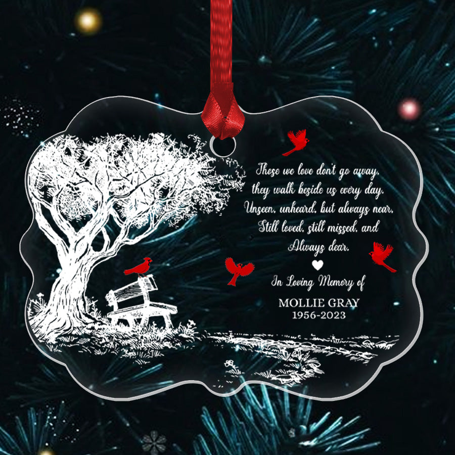Remembrance Ornament | In Loving Memory Ornaments | Those We Love Don'T ...
