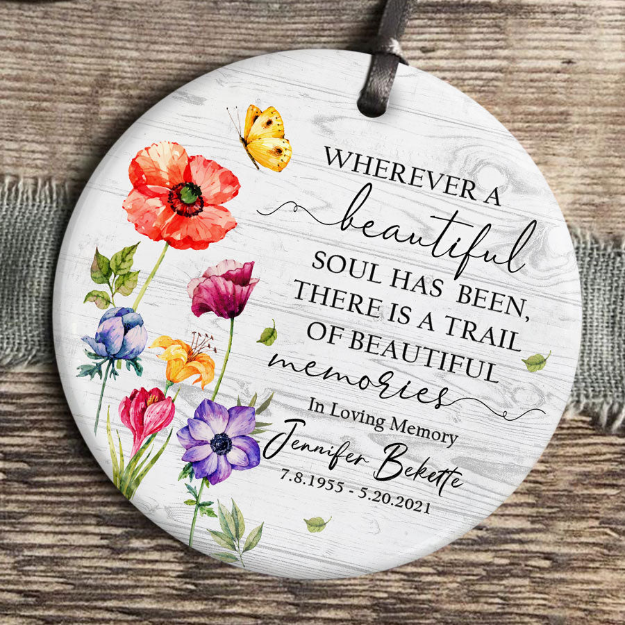 Remembrance Ornament | Ornaments In Memory Of Loved One | Wherever A ...