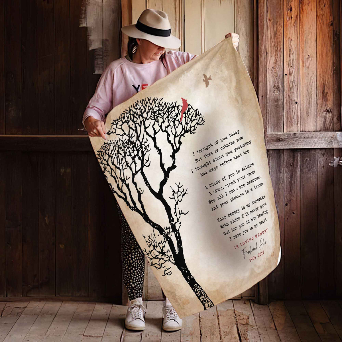 Personalized Memorial Blanket | from Memory-gift.co - Memory-Gift™