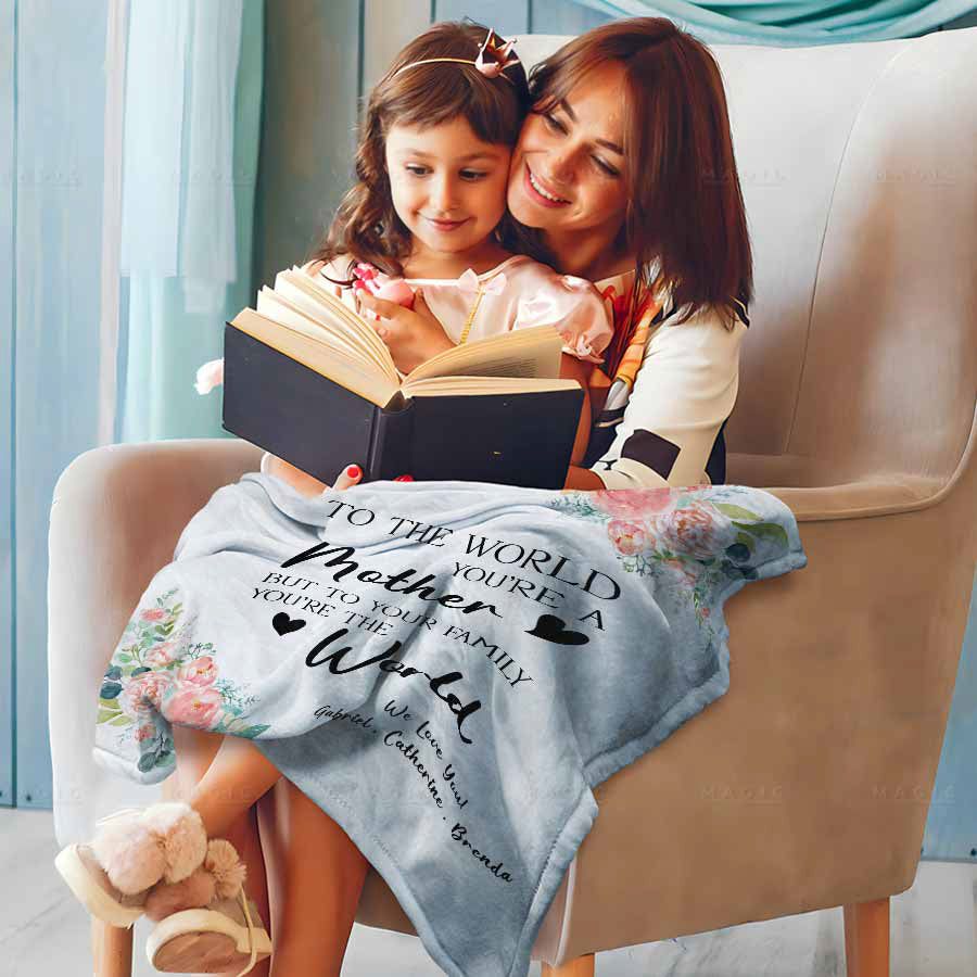 Mom Custom Gifts | Personalized Mother'S Day Gifts | Custom Mom Blanket ...