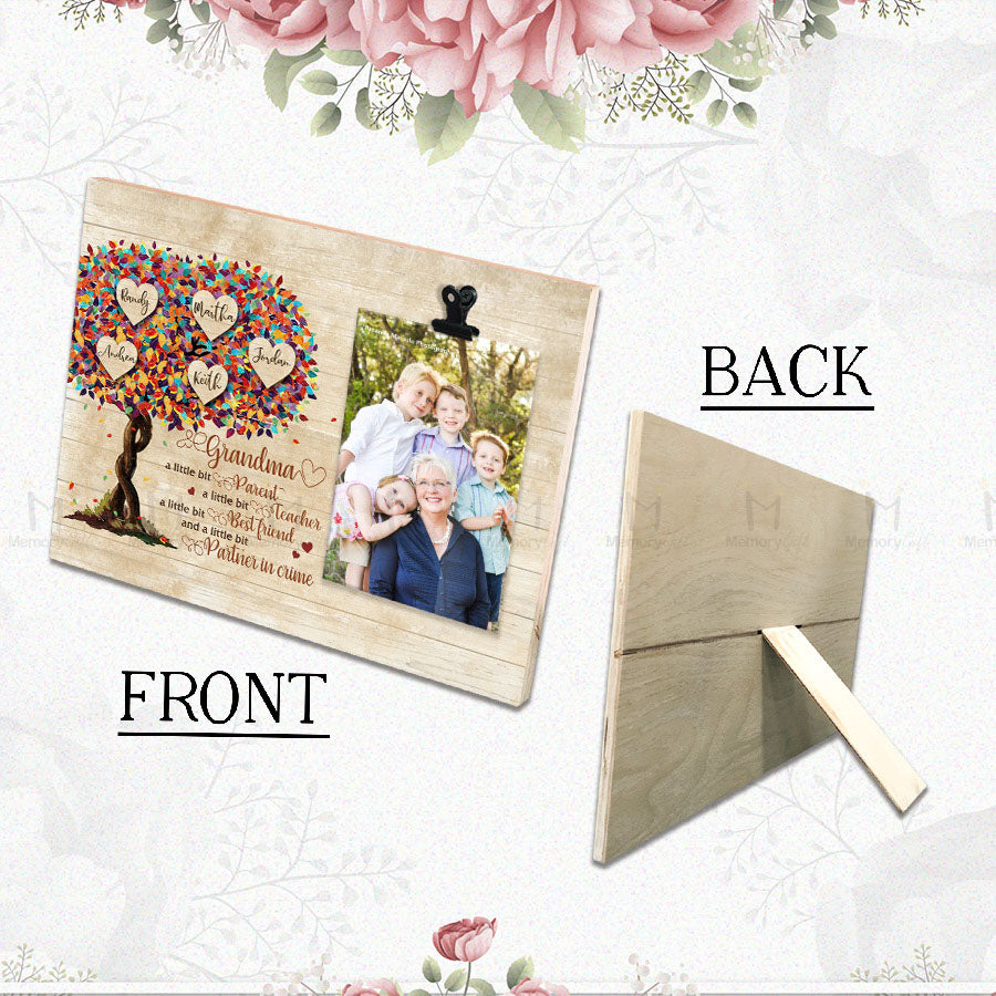 Grandma Mother’s Day Gift | Picture Frames Custom Grandkids Names ...