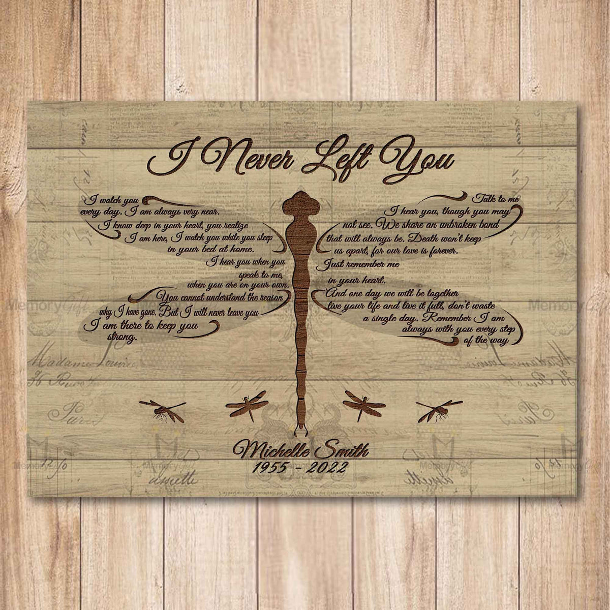 I Never Left You Canvas | 8x10 inches, 11x14 inches Size | Ready to ...