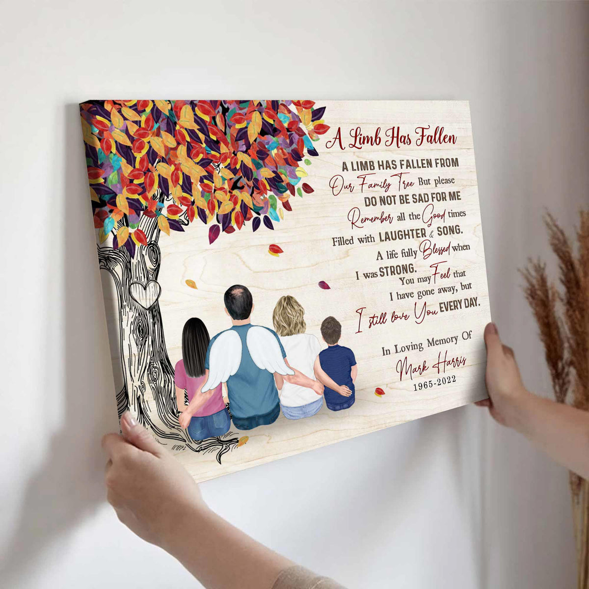 Memorial Canvas Prints | A Limb Has Fallen | Large Canvas Prints ...