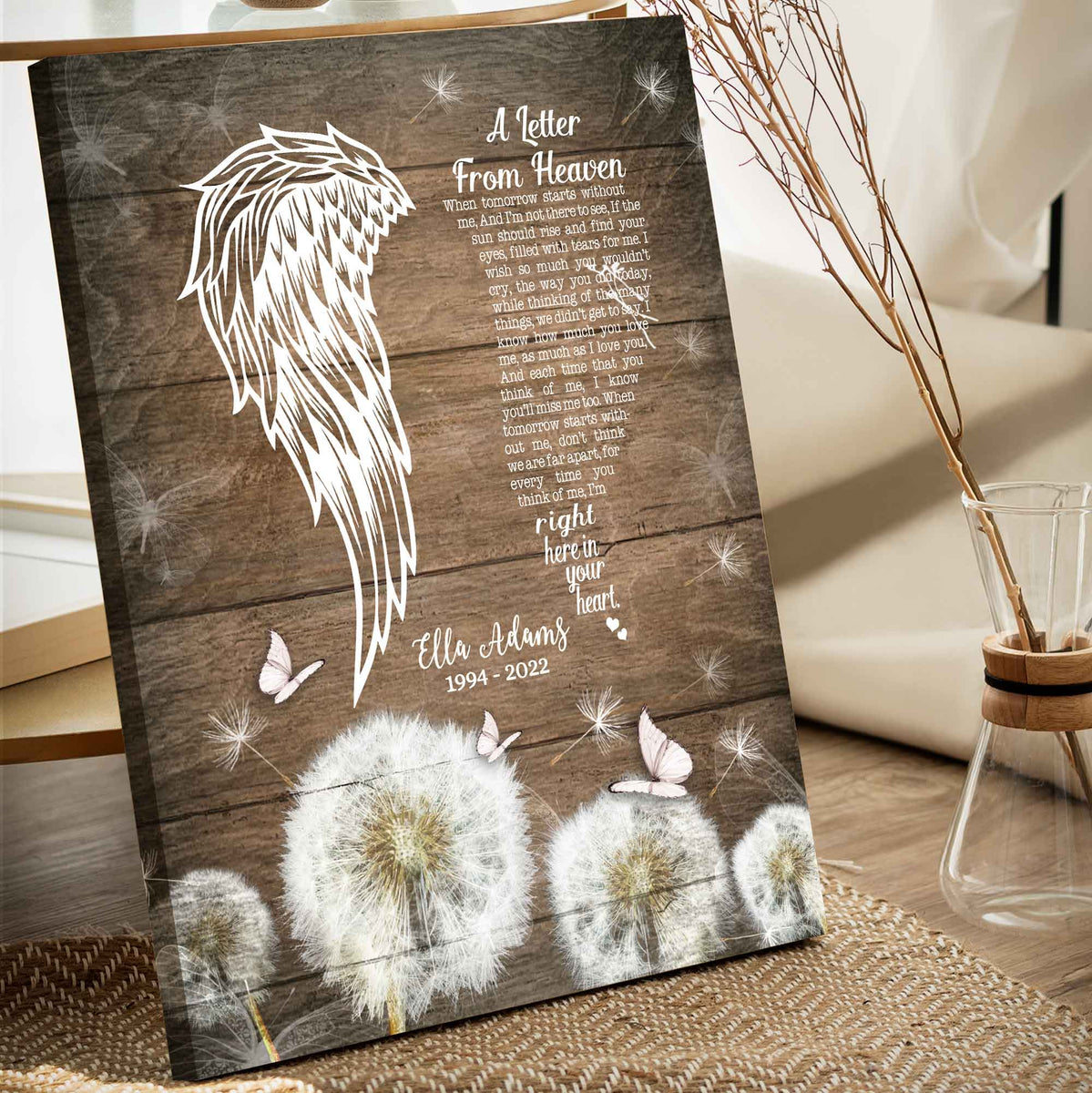 Memorial Gifts for Loss of Sister | Sister Memorial Gift | Personalized ...