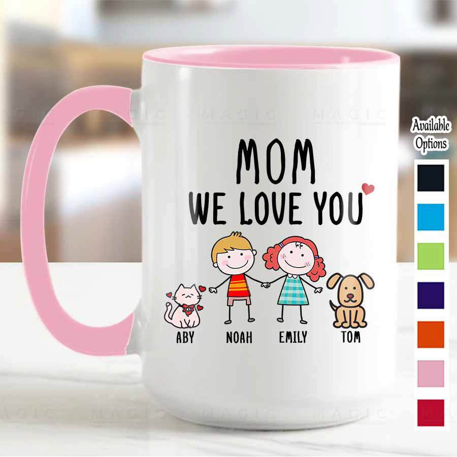 Mom Coffee Mugs | Mothers Day Gift for Mom From Daughter Son Kids ...